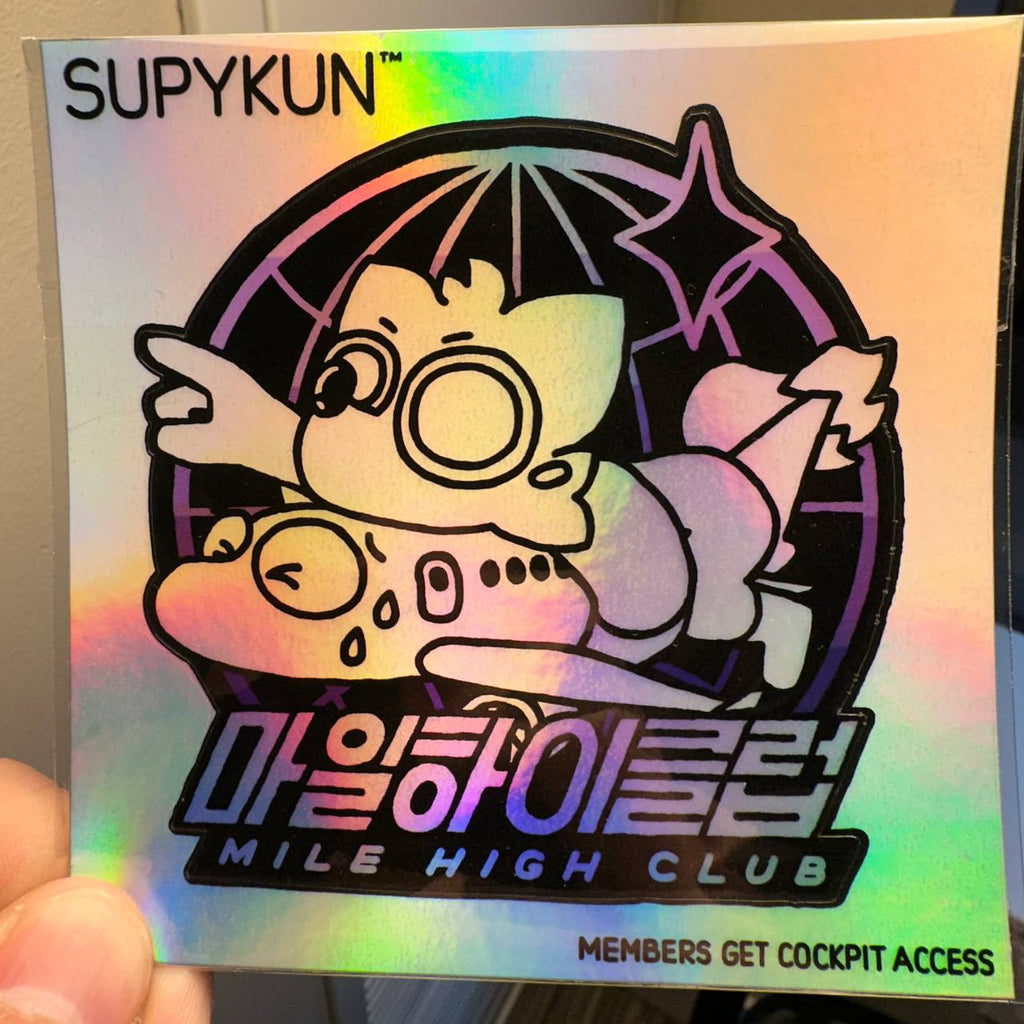 Holo Sticker - Mile High Club – Supykun